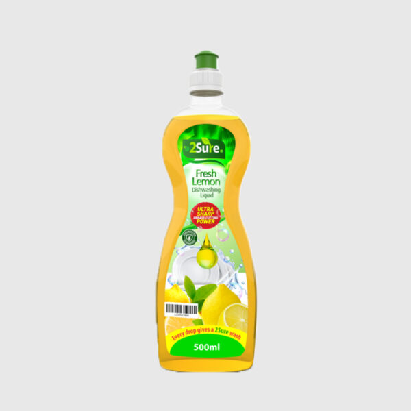 2SURE FRESH LEMON DISHWASHING LIQUID 500ML – Priceless Stores
